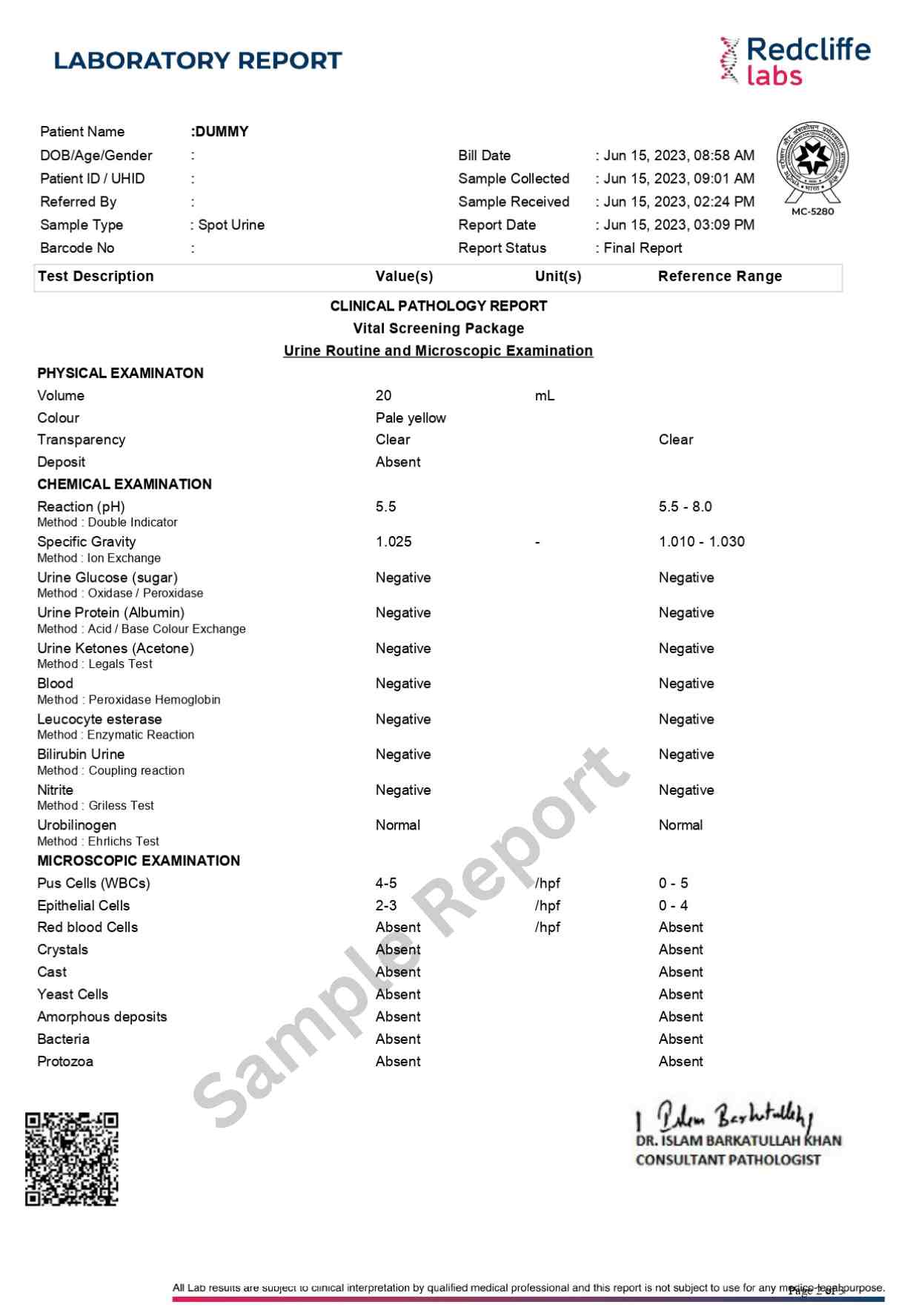 Urine Routine Report Analysis Vrogue co